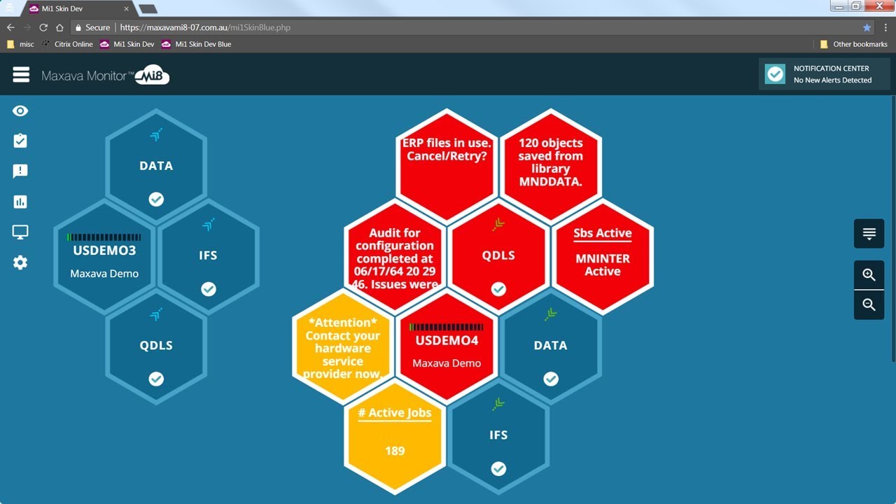 Maxava Monitor Mi8 Intelligent Monitoring Walk Through - YouTube