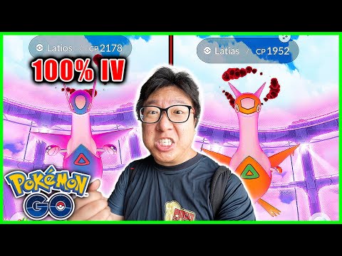 100% IV Caught!! 40 Dynamax Latias And Latios Battles - Pokemon GO
