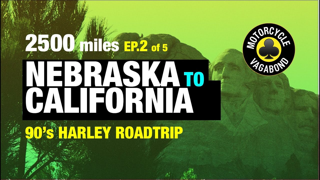 Motorcycle Vagabond - Nebraska to California part 2 of 5 - YouTube