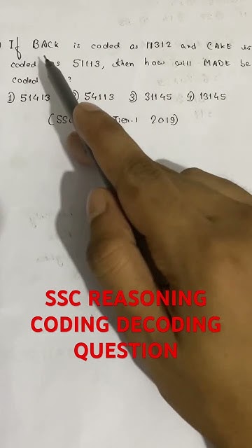 Ssc Reasoning Coding Decoding Question Governmentjobs Reasoning Ssc Reasoningtricks Cgl