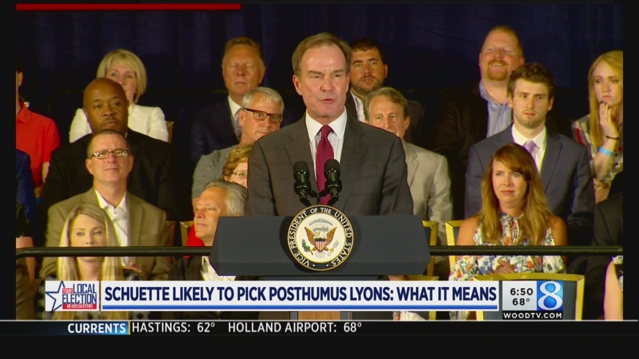 Posthumus Lyons likely to be Schuette's running mate - YouTube