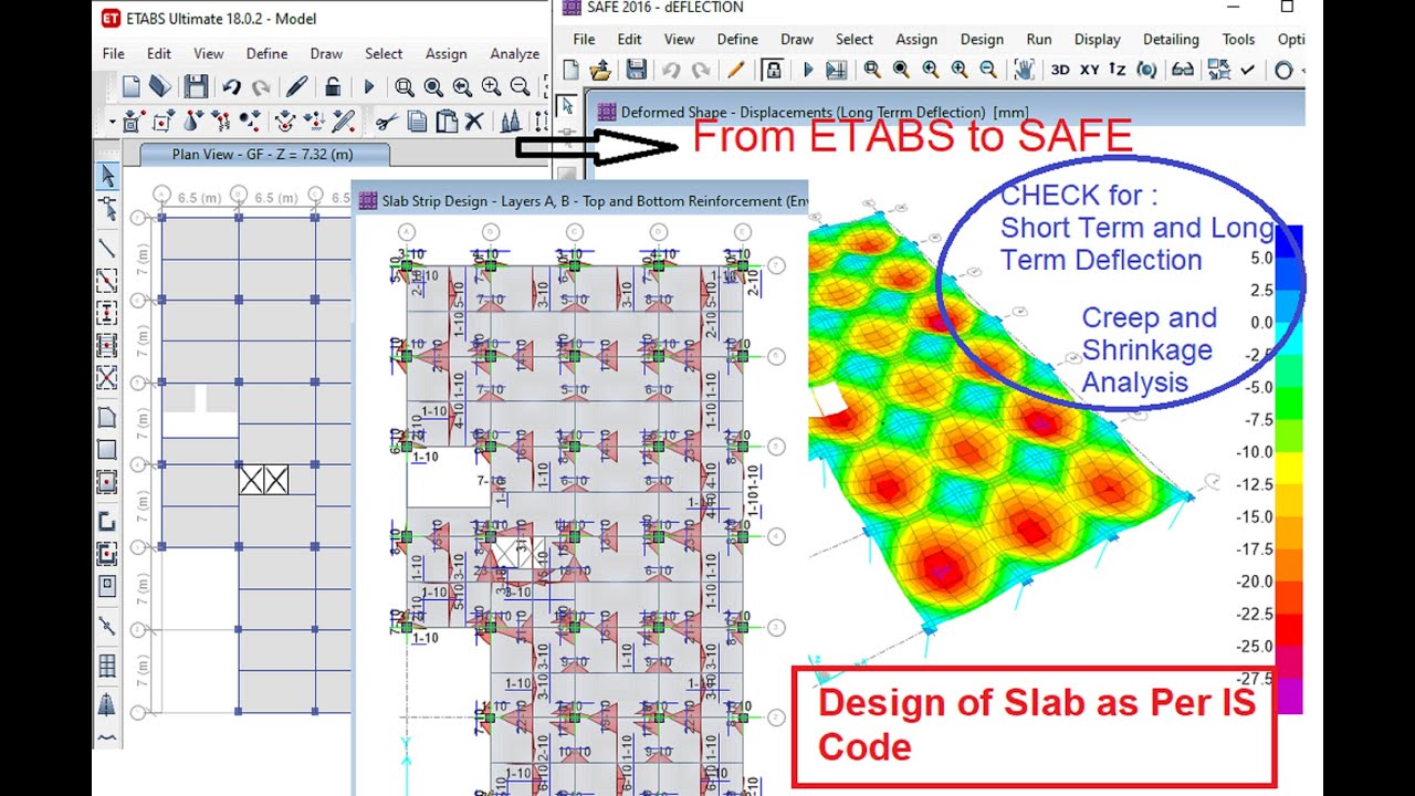 Slab Design In CSI SAFE (Including Long Term And Short Term Deflection ...