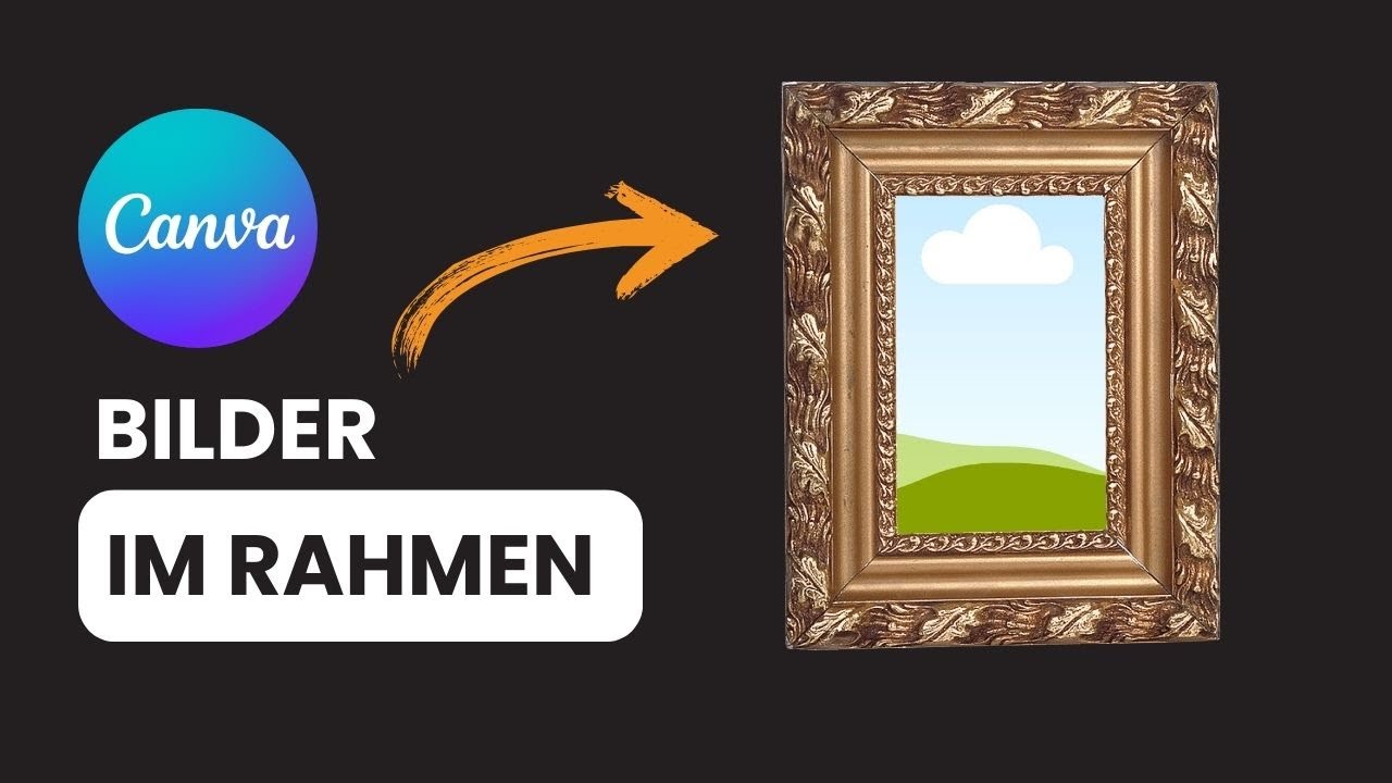 Bilder in Rahmen legen (Canva Tutorial) Kreative Layouts erstellen ...