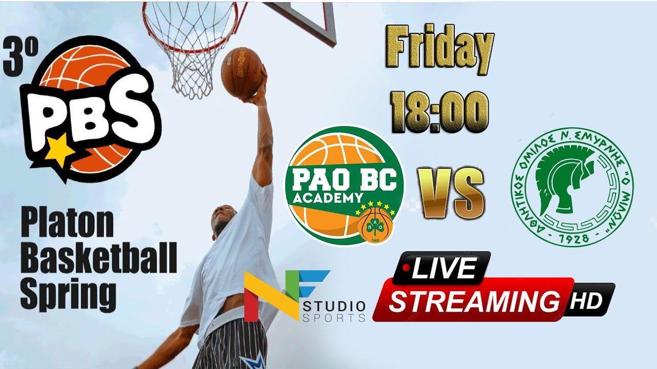 PAO BC ACADEMY - A.O. MILONAS, 3RD PLATON BASKETBALL SPRING - GAME 3 ...