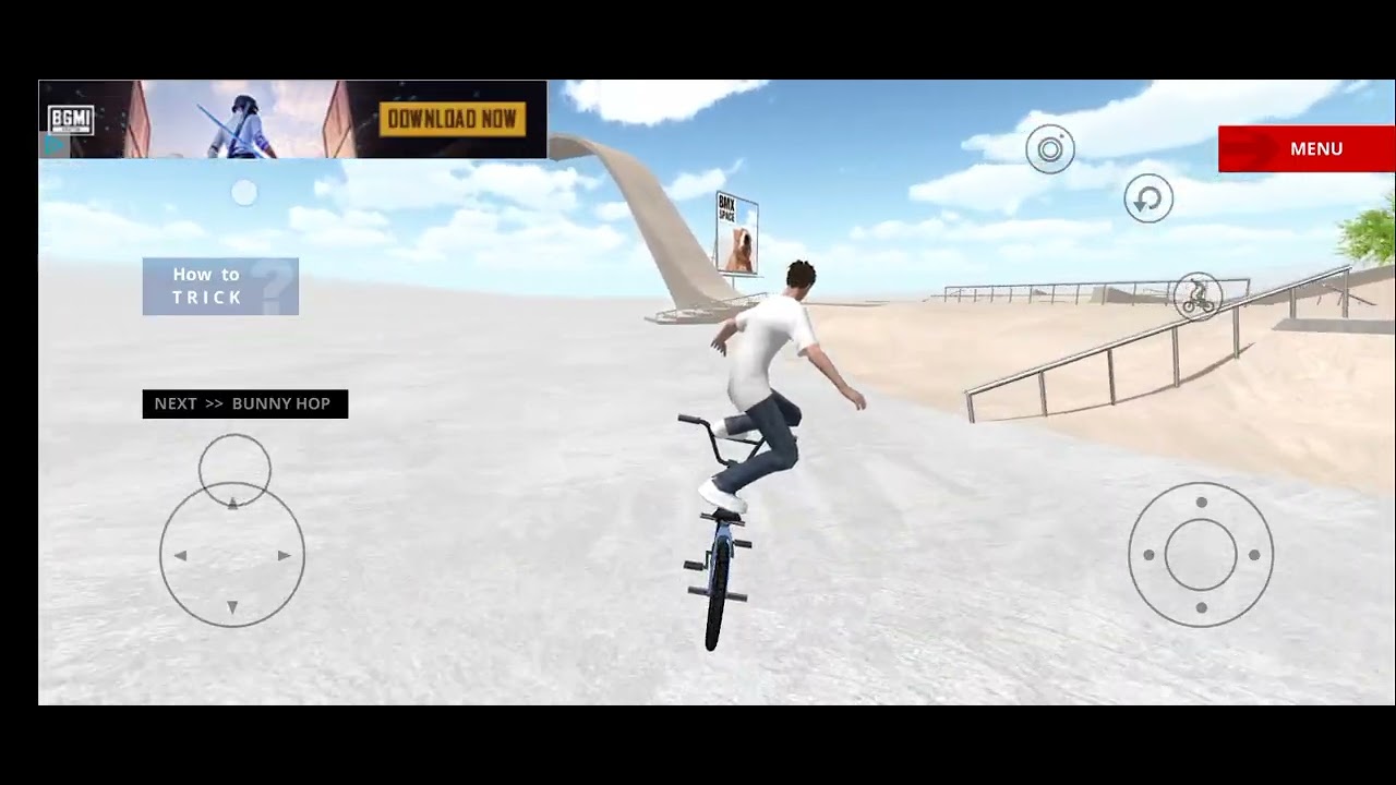 bicycle practice in my Phone game name dxc space game - YouTube