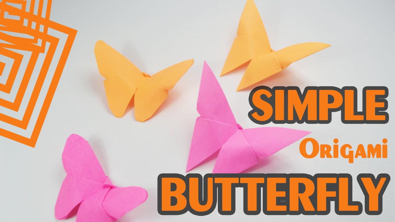 Super simple - Origami Butterfly - just 30s - YouTube