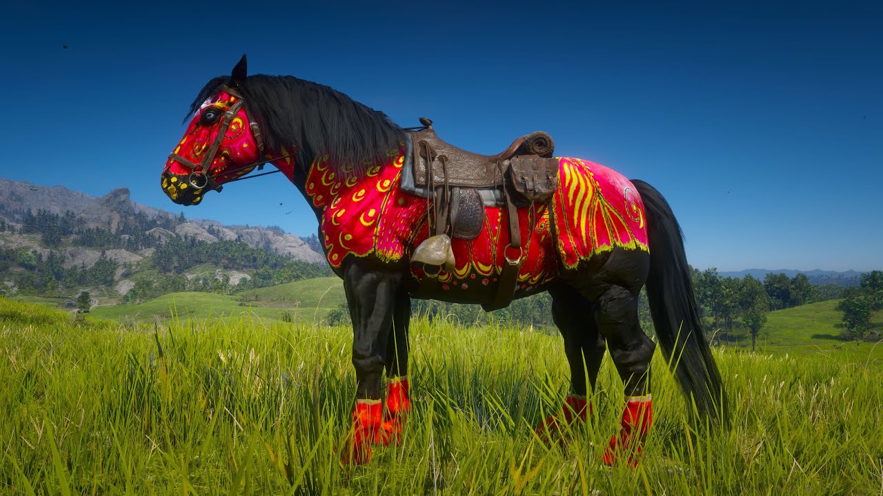 RDR 2 | Rarest Multi Color Cristena Horse Tamed By Arthur Morgan - YouTube