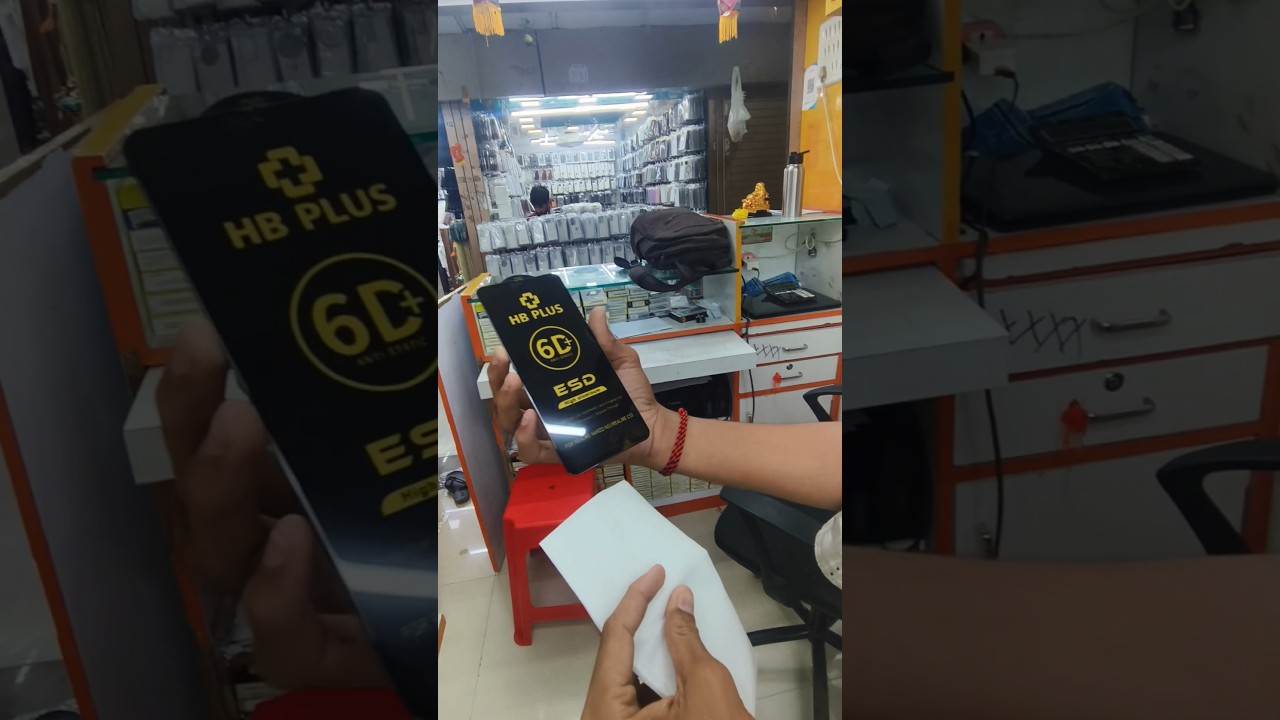 Temper Glass Boxing Test Only₹15😱 ESD Anti Stick Best Temper Glass ...