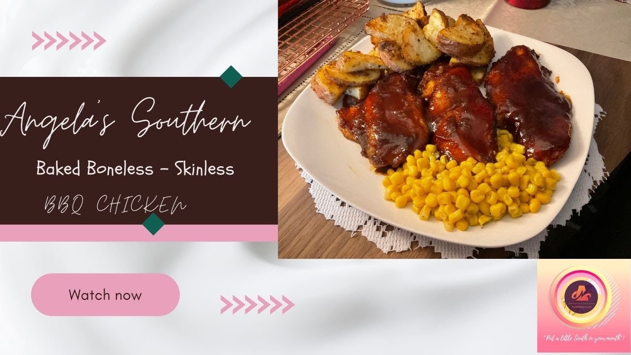 Angela's Southern Oven Baked BBQ Chicken Thighs - YouTube