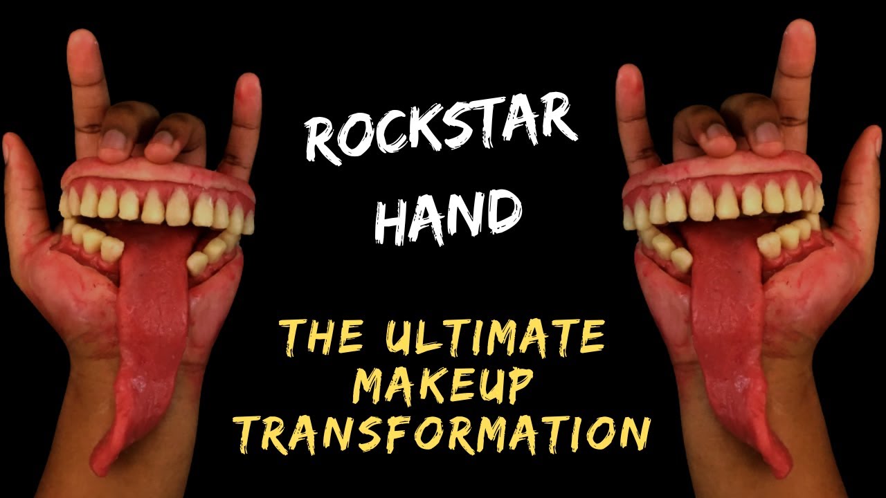 Rockstar Hand: The Ultimate Makeup Transformation - YouTube