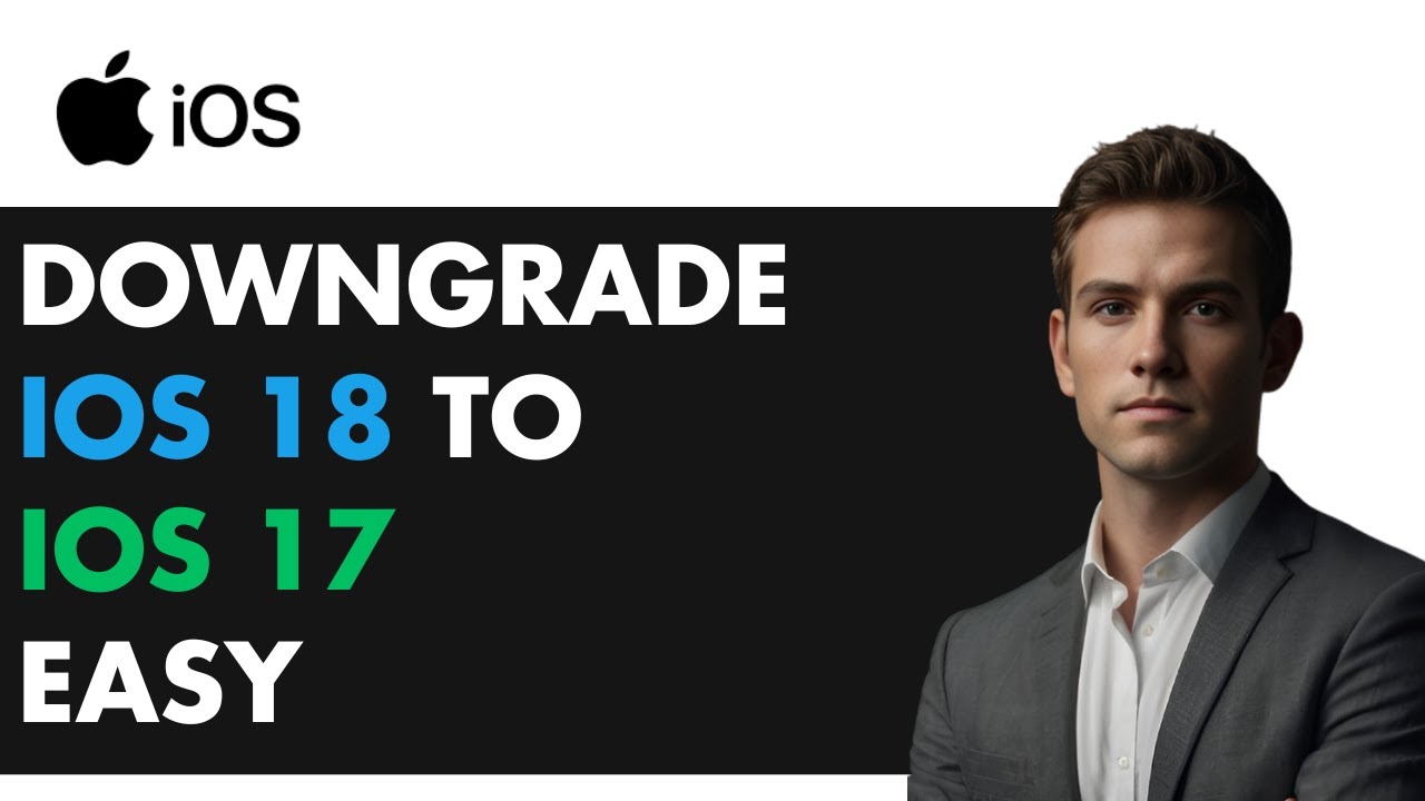 How to Downgrade NOW from iOS 18 to iOS 17 in Minutes - YouTube