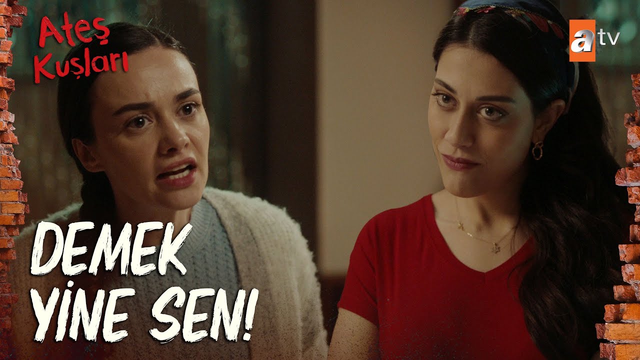 Fidan ve Mercan yıllar sonra karşı karşıya! - Ateş Kuşları 10. Bölüm - YouTube