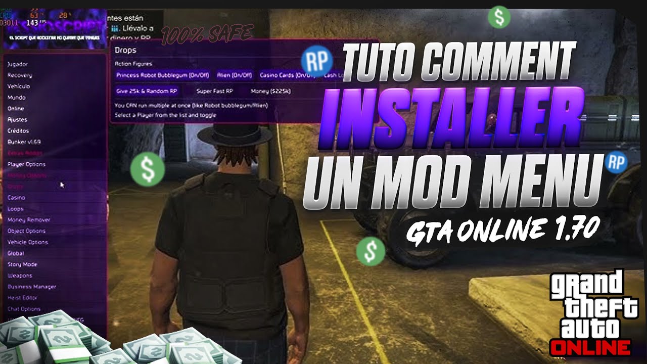 [TUTO] INSTALLER UN MOD MENU SUR GTA 5 ONLINE ! (Version 1.70 ...