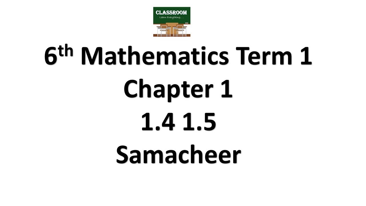 Comparison of Numbers | Creating New numbers |6th maths term 1 chapter ...