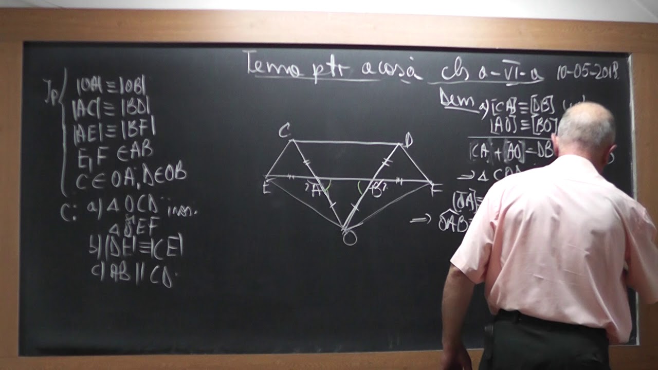 1/3 1727 Clasa 6 Triunghi Isoscel Echilateral Linii importante Cazuri ...