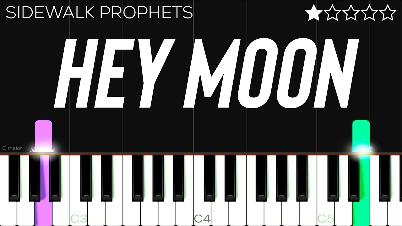 Sidewalk Prophets - Hey Moon | EASY Piano Tutorial - YouTube