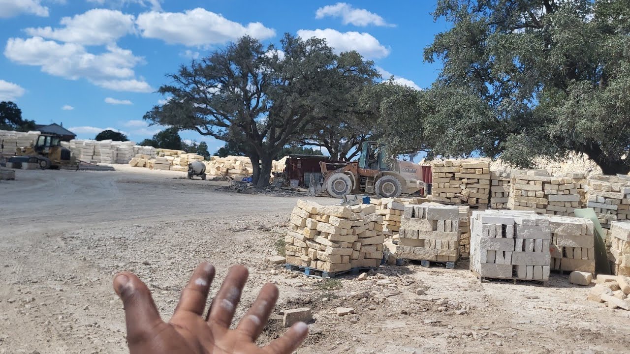 flatbed load of stone - YouTube