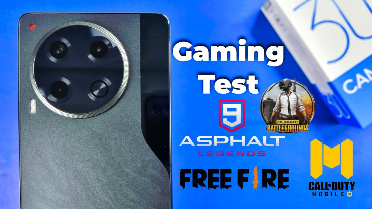 Tecno Camon 30 Gaming Test | PUBG | FREEFIRE | CALL OF DUTY | Asphalt 9 ...