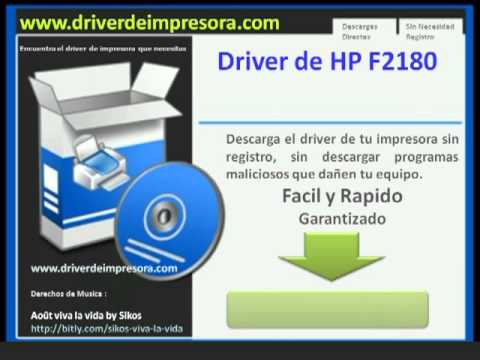 Descargar Driver de HP F2180 Impresora - YouTube