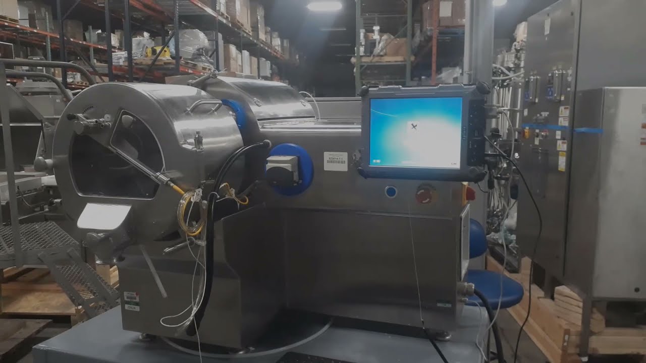 Thomas Engineering Flex 05 Tabletop Tablet Coater - YouTube