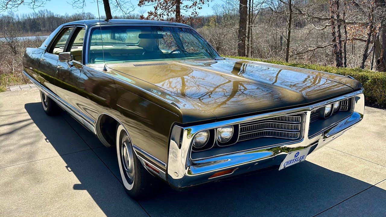 It's As Big As A Whale! The 1972 Chrysler New Yorker Was 224 Inches and ...