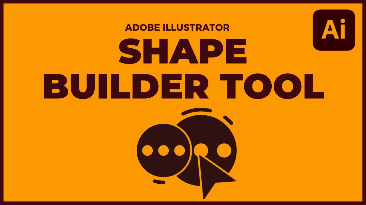 Shape builder tool in illustrator | Illustrator bangla tutorials | Illustrator Shape builder ...