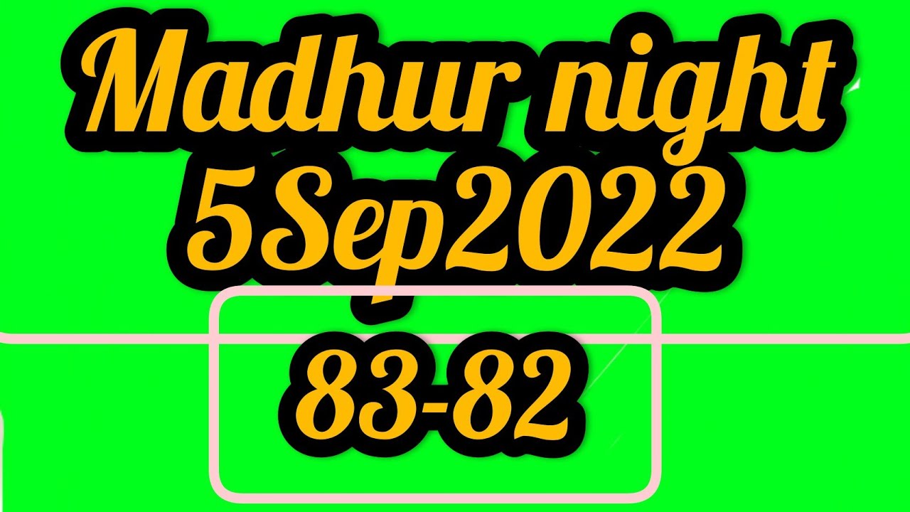 madhur night Opne To close 5Sep2022 - YouTube
