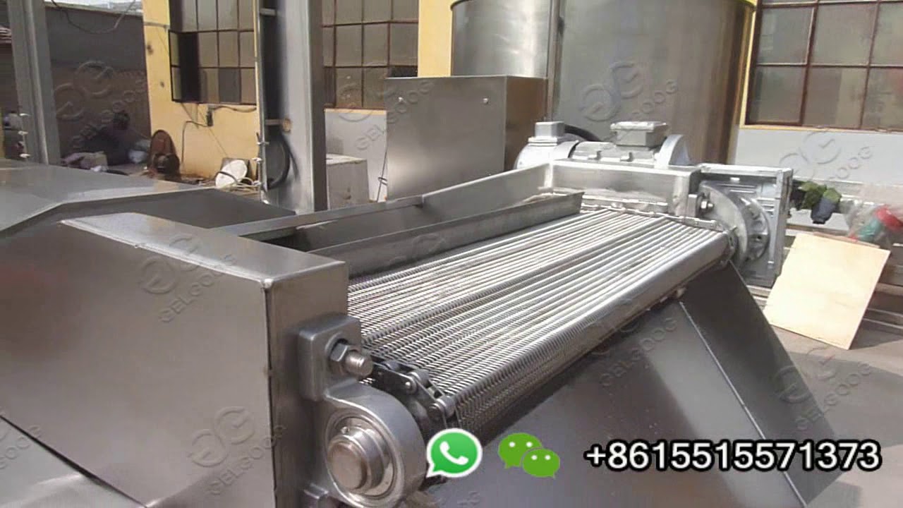 Continuous Pani Puri Frying Equipment|Saltenas Fryer Machine Process ...