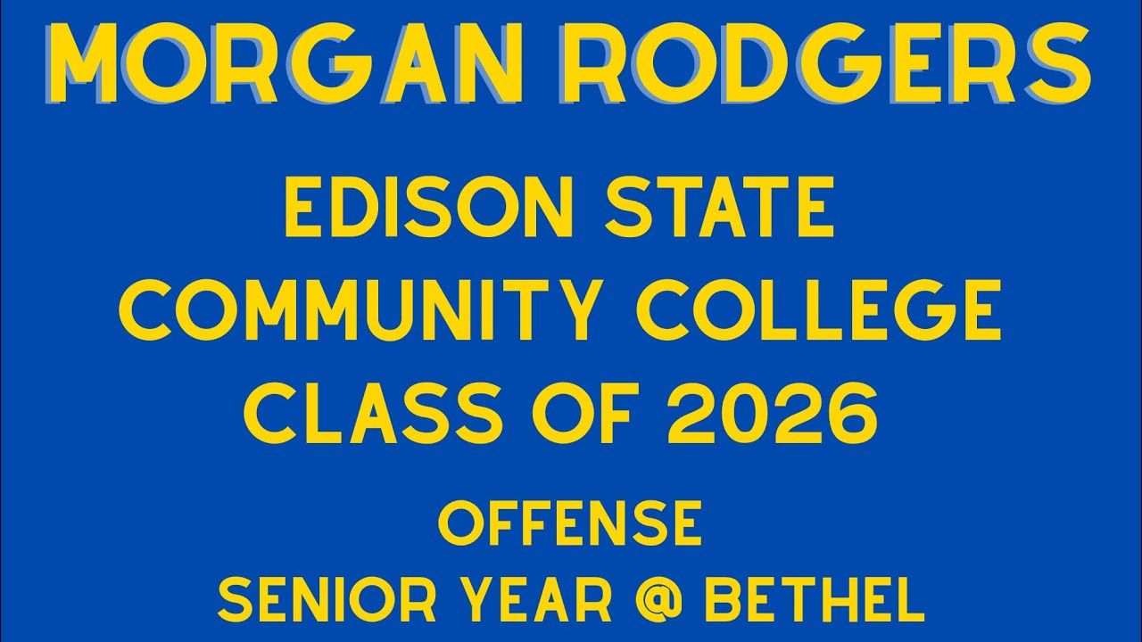 Senior Year Offense - Morgan Rodgers ESCC C/O 2026 OF/Slapper - YouTube