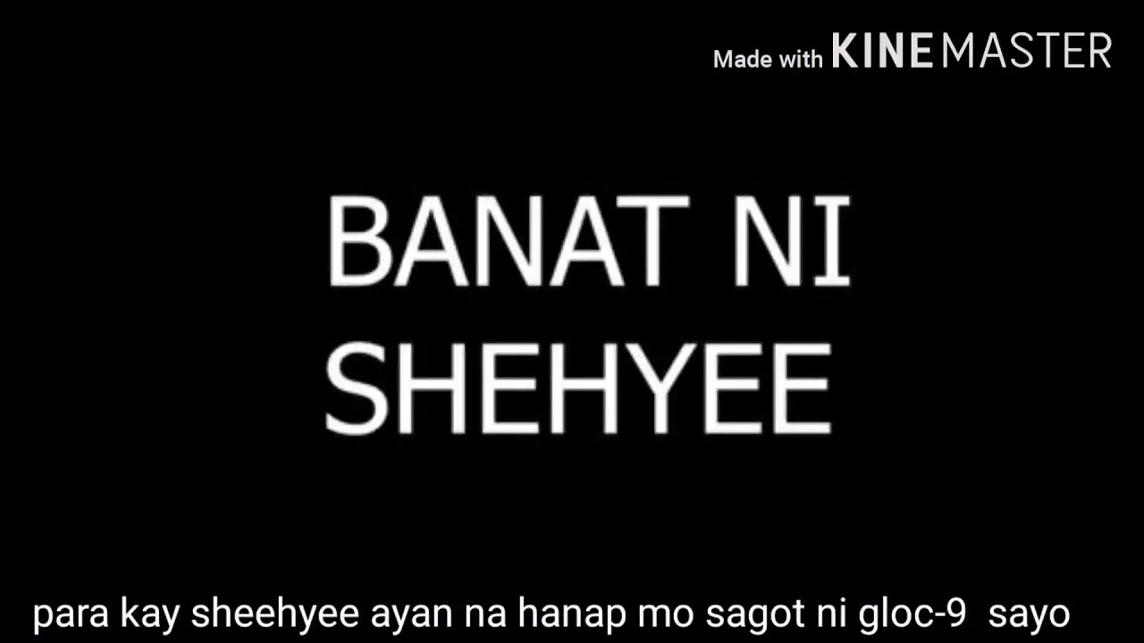 rap viral na sagot ni Gloc-9 Kay Sheeye - YouTube
