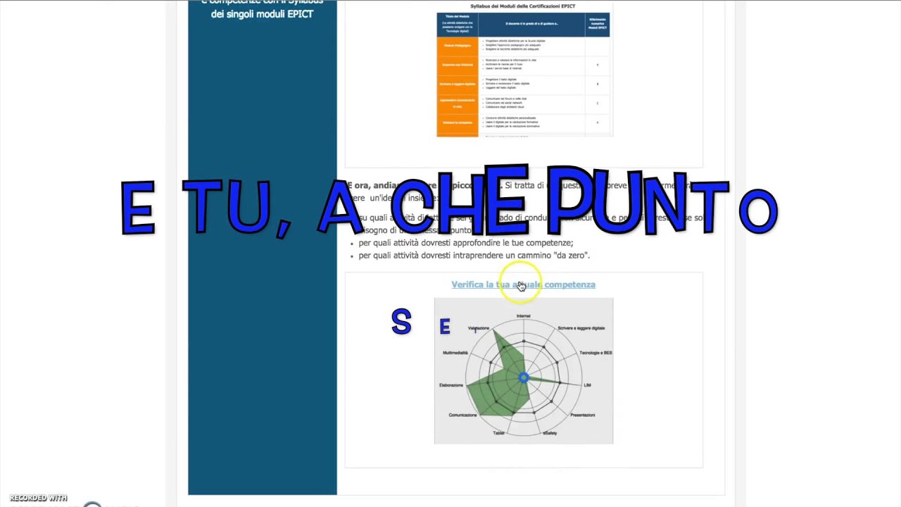 Epict_Valuta le tue competenze_Tutorial - YouTube