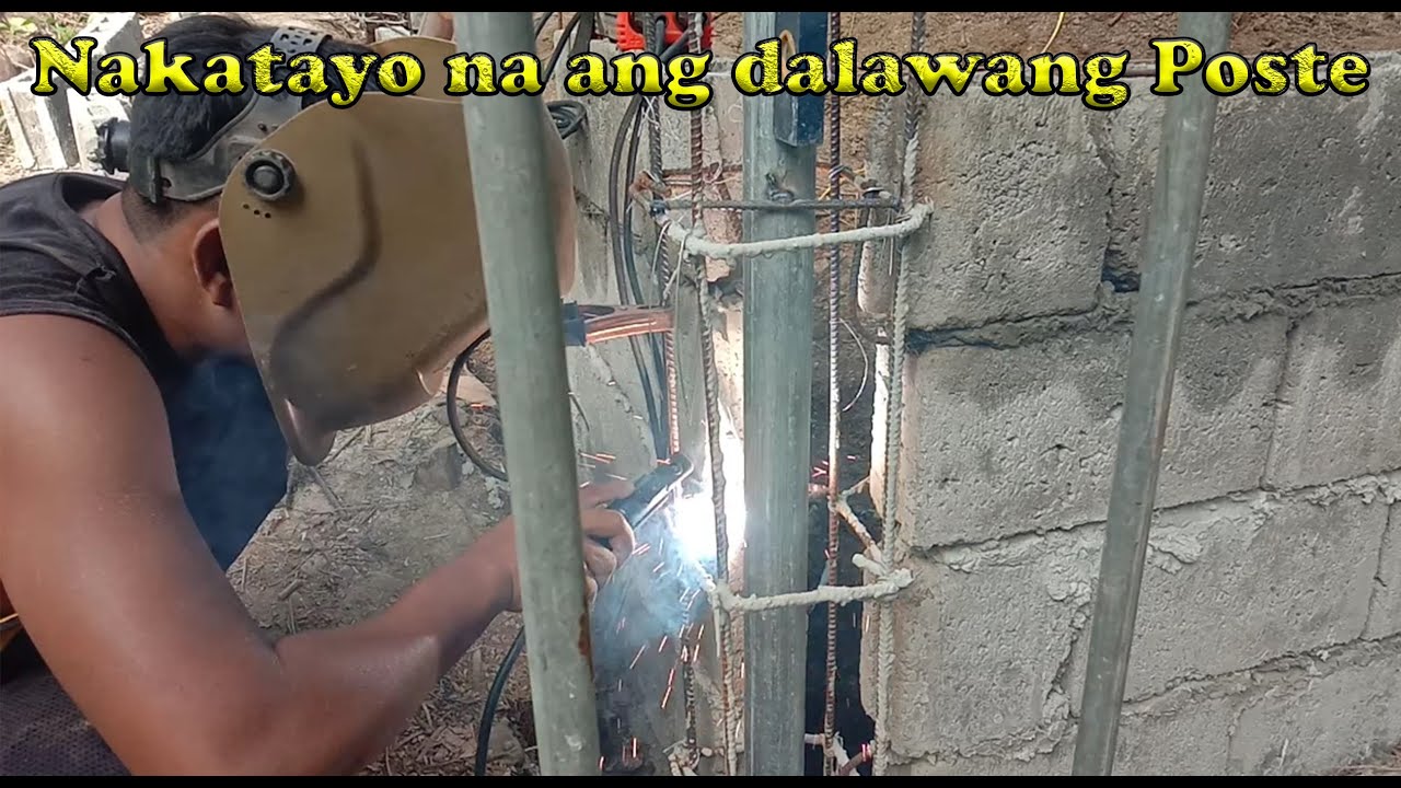 DIY Workshop Build | GI Steel Post Installation - YouTube