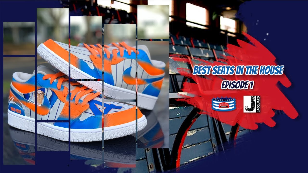Best Seats In The House: Custom Tom Seaver Jordan 1's - YouTube