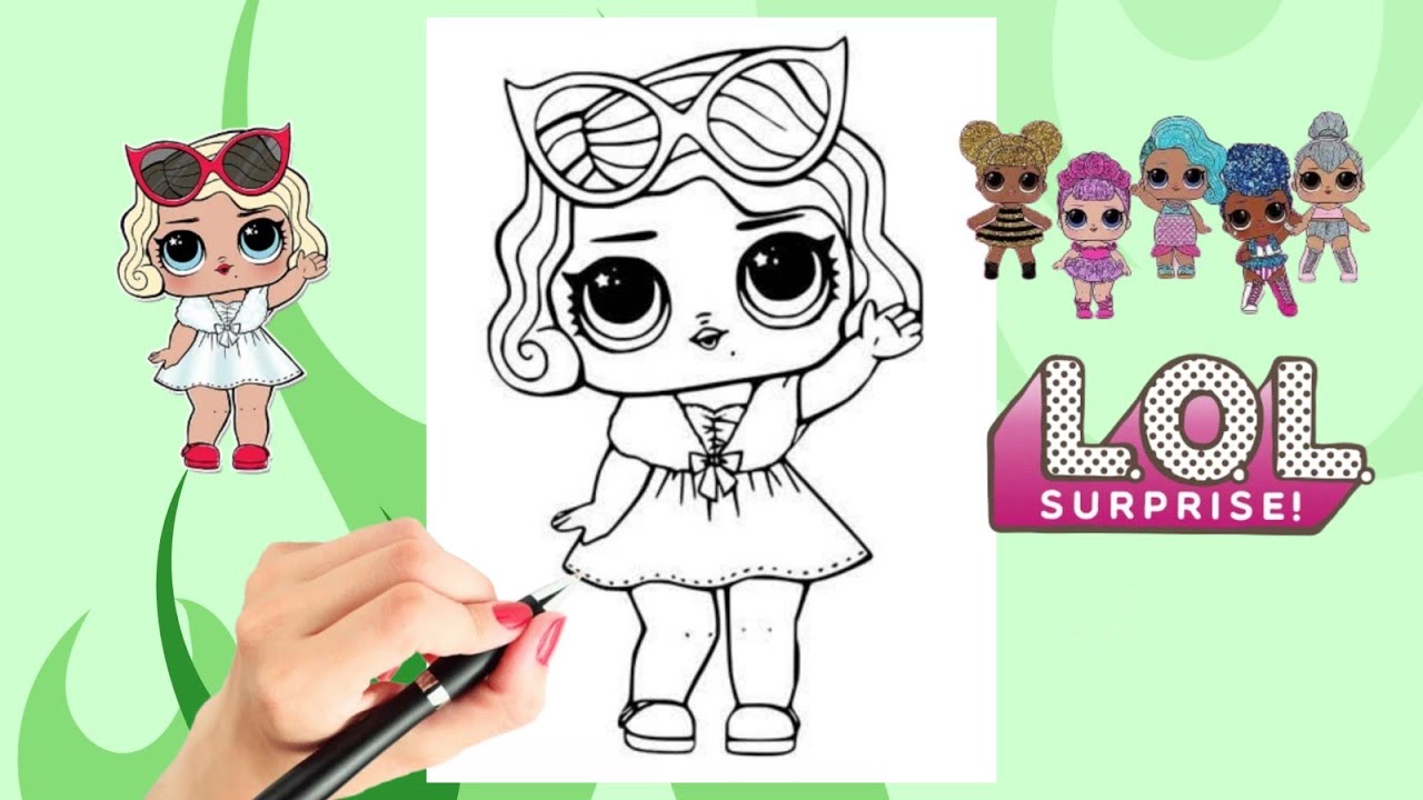 Halloween LOL doll drawing | How to Draw and Color LOL / Learn to Draw ...