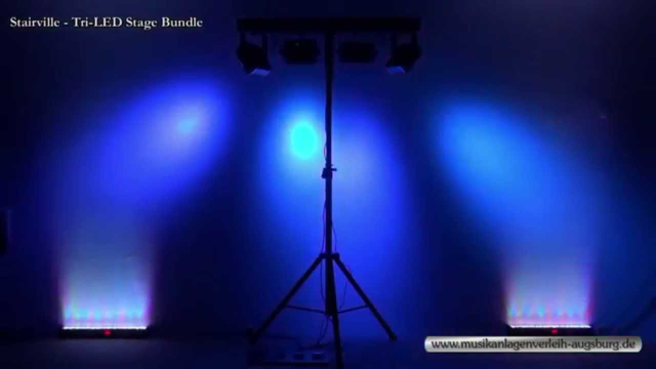 Stairville Tri Led Bundle in action! - YouTube
