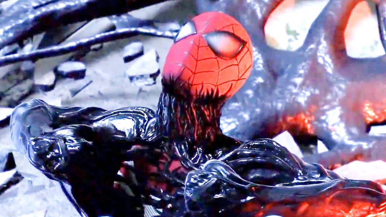 Spider-Man destroys Symbiote Venom suit scene - Marvel Spider -Man 2 ...