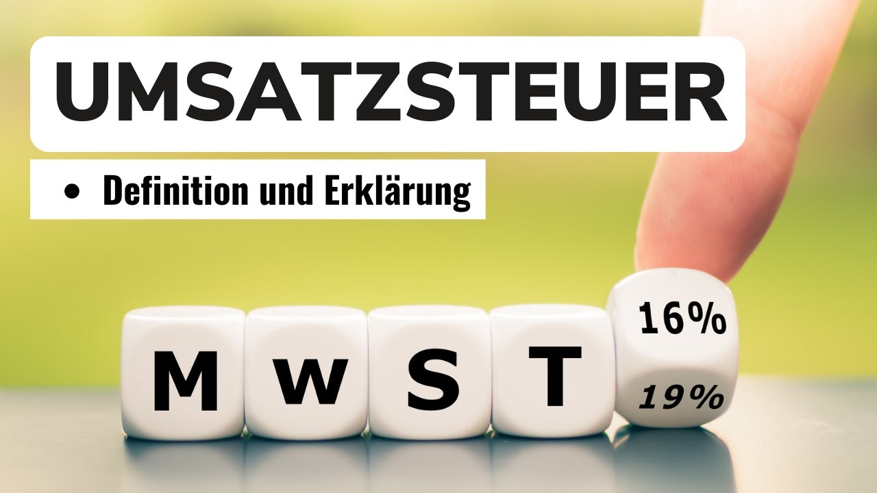 ⚖️ Was ist die Umsatzsteuer? ⚖️ - Umsatzsteuer einfach erklärt... 🧐 ...