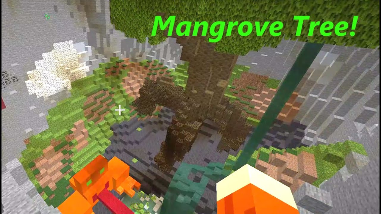 Building a giant mangrove tree in Minecraft! - YouTube