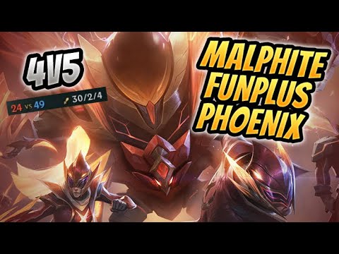 ¡CONSIGO 30 KILLS CON LA NUEVA SKIN DE MALPHITE FUNPLUS PHOENIX (FPX ...