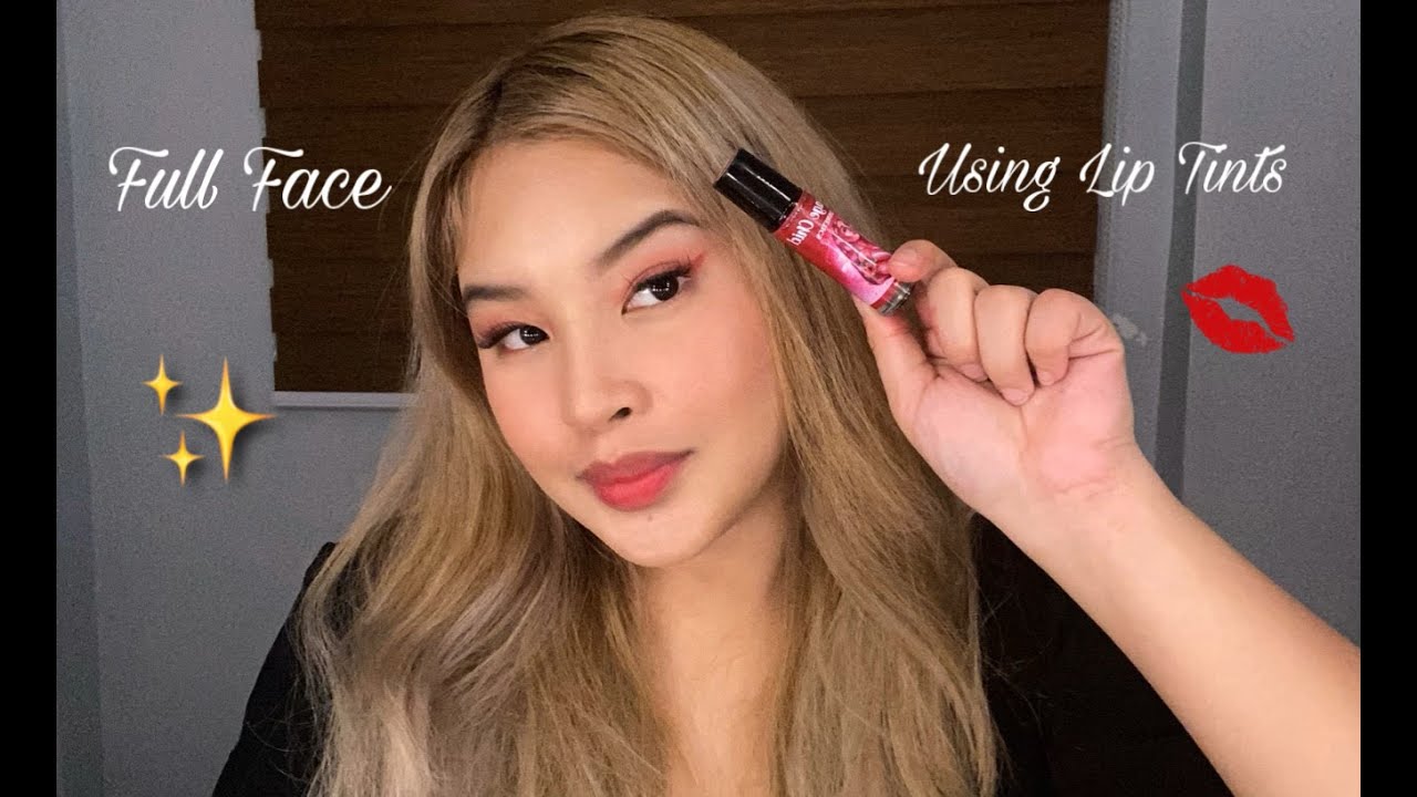 Full face make up using Lip tints ft. Savage chic cosmetics - YouTube