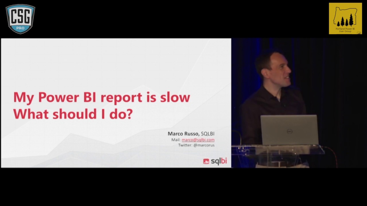 My Power BI Report is Slow... What Should I Do? - Portland Power BI UG ...