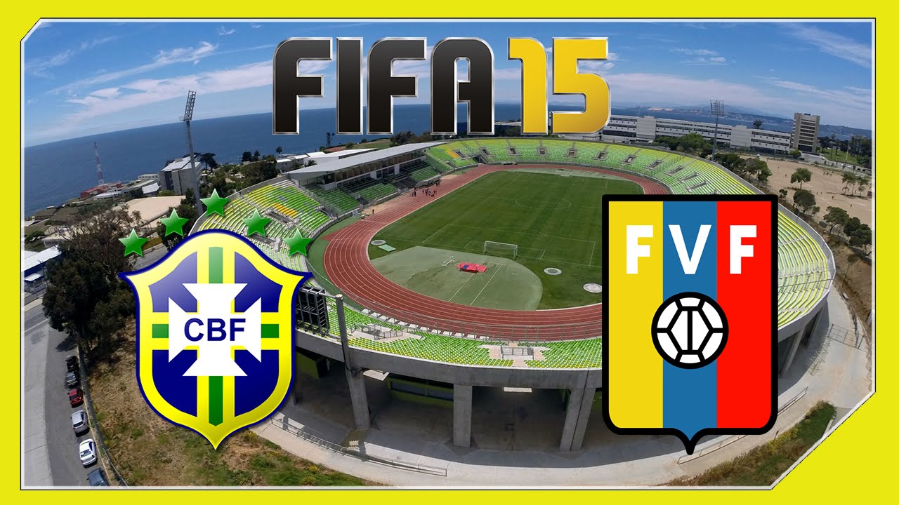 FIFA 15 - Copa America 2015 - Brasil X Venezuela - YouTube