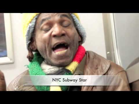 NYC Subway Singer Singing a Song - YouTube