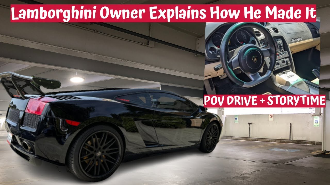 Lamborghini Owner Explains How He Made It | POV Drive - YouTube