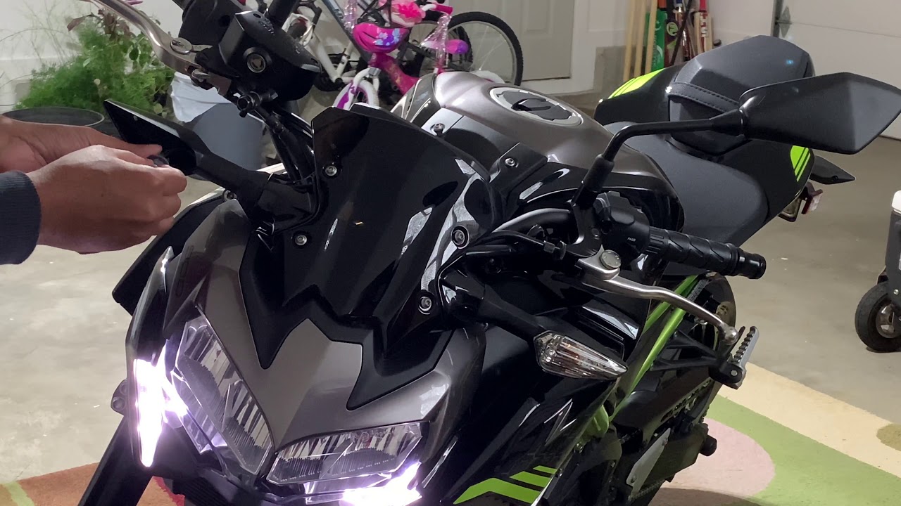 2020 Kawasaki Z900 LED Turn Signals Bulbs Upgrade (US-Models ) - YouTube
