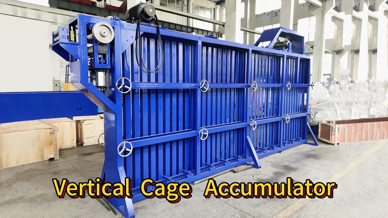 Vertical Cage Accumulator - YouTube