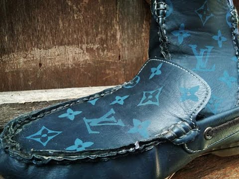 CUSTOM TOPSIDER ~ LOUIS VUITTON🎨 ️ ️ - YouTube