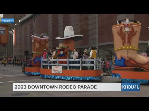 Rewatch it: 2023 Downtown Rodeo Parade in Houston - YouTube