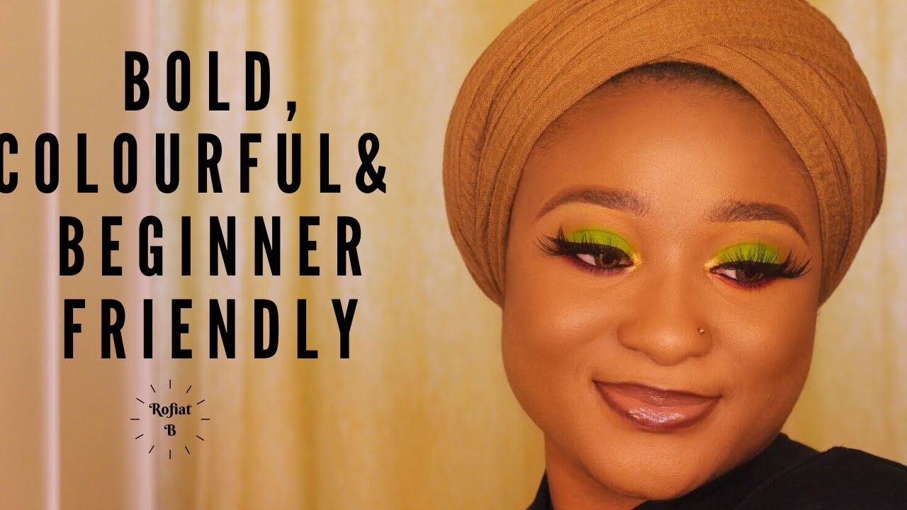 COLOURFUL EYE LOOK & MINI TURBAN TUTORIAL FT RICH IN COLOUR PALETTE ...