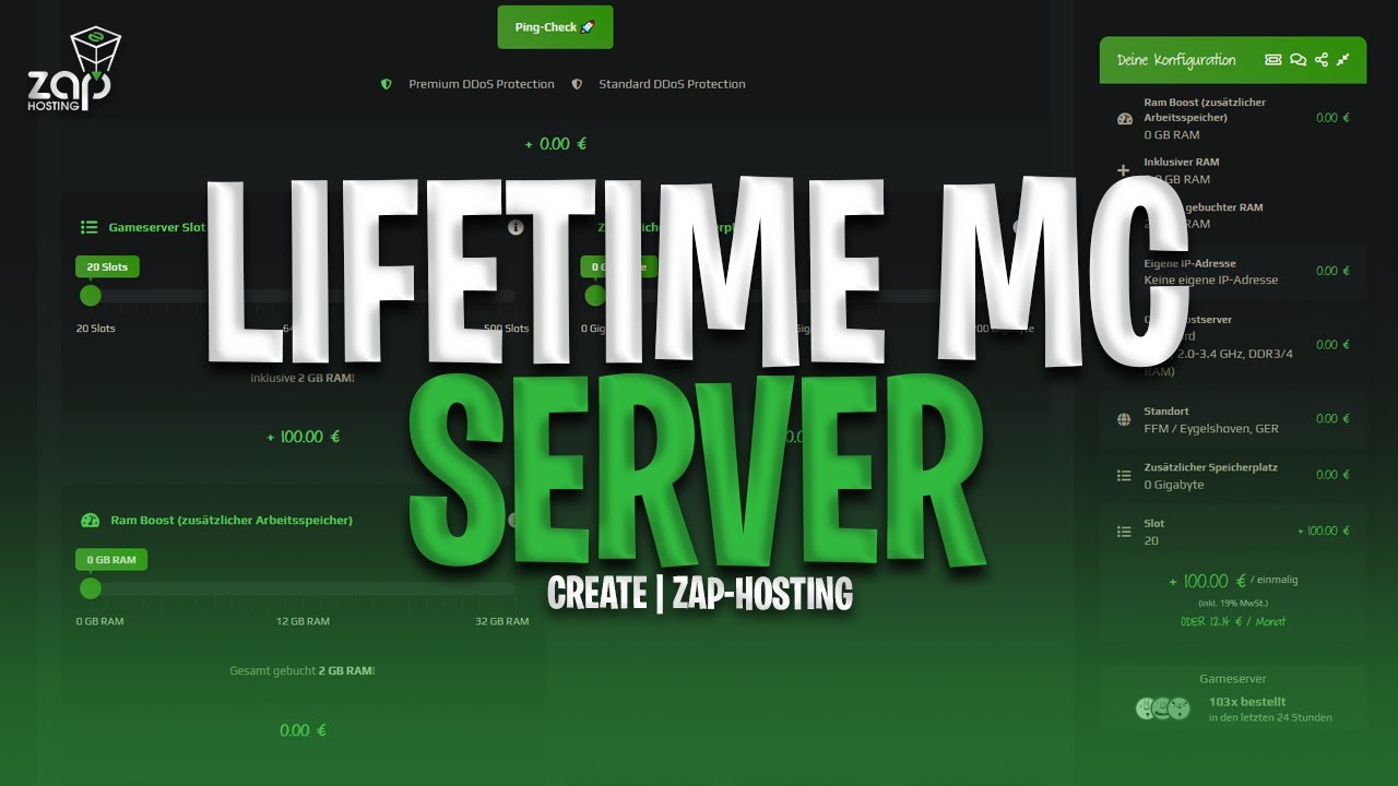 LIFETIME Minecraft Server Creation | Buy/Rent Minecraft Server | Zap ...